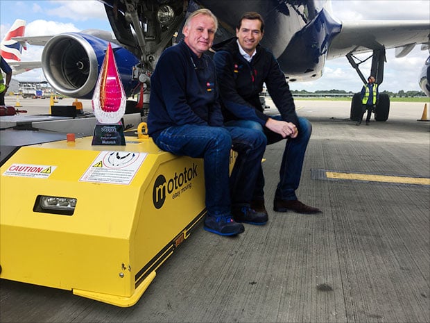 Pushback Tugs 2.0 – Electric Aircraft Tug "Spacer" by Mototok