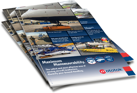 Mototok Aircraft Tugs: Electric, Towbarless, Remote-Controlled