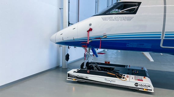 Mototok Aircraft Tugs: Electric, Towbarless, Remote-Controlled