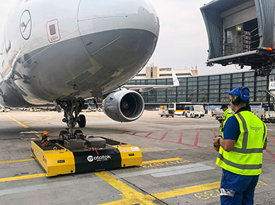 Mototok Aircraft Tugs: Electric, Towbarless, Remote-Controlled