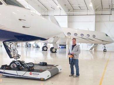 Mototok Aircraft Tugs: Electric, Towbarless, Remote-Controlled